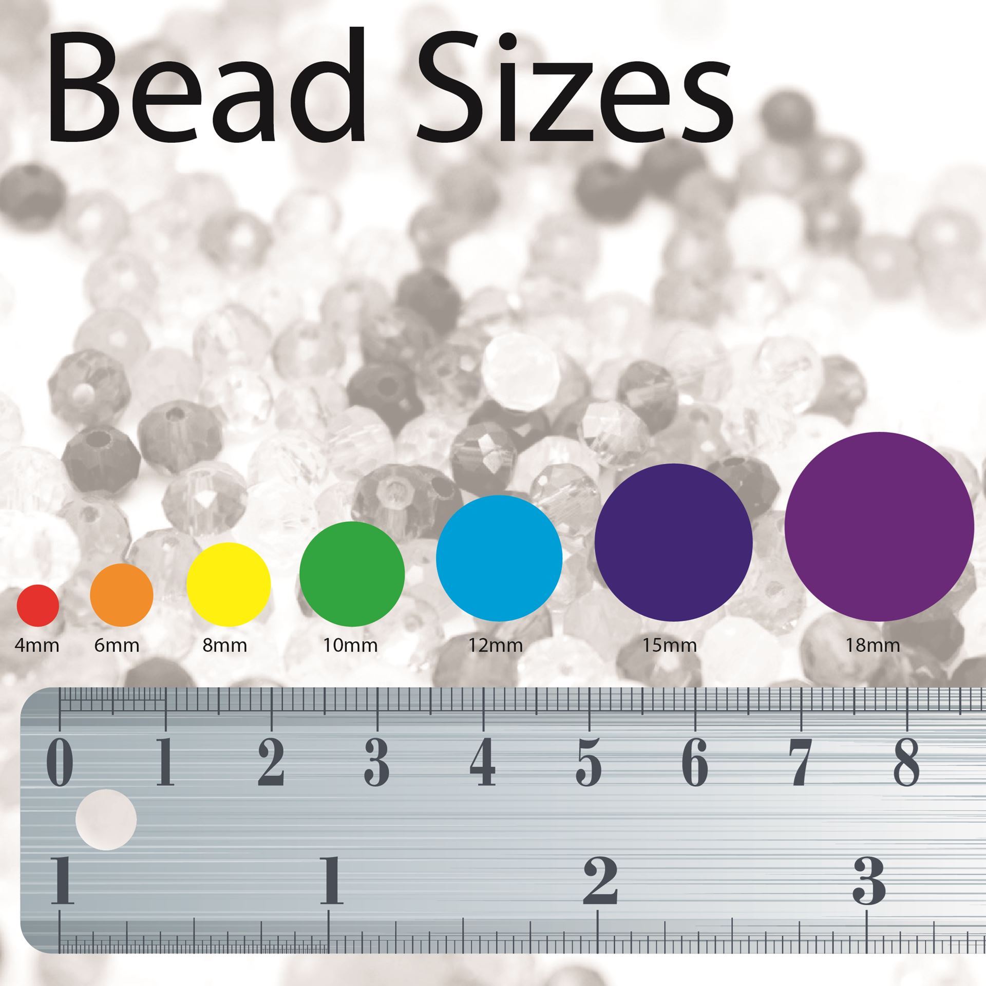 C and J Craft Supply. O-1114 Black Faceted Beads