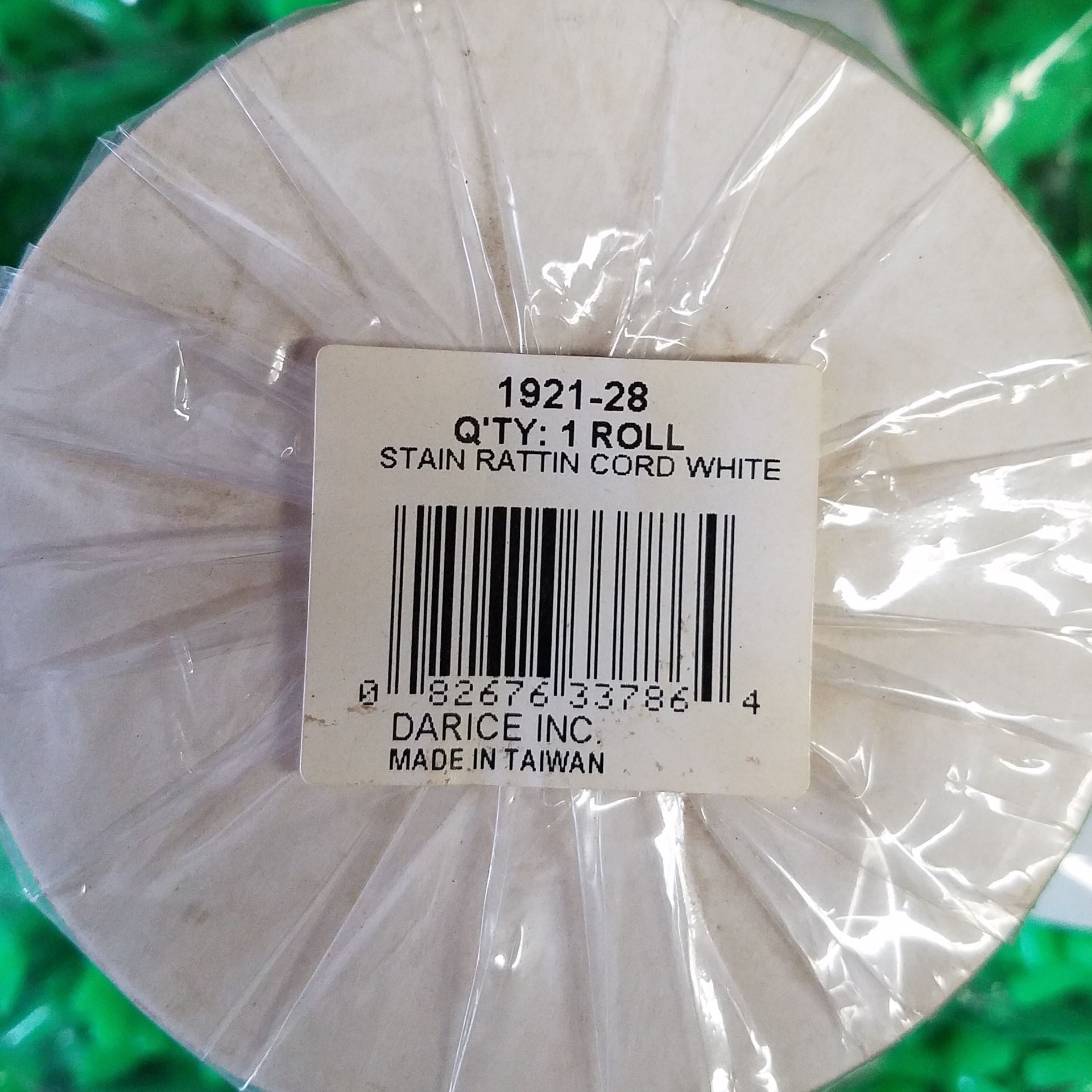 C and J Craft Supply. White Rattail Craft Cord